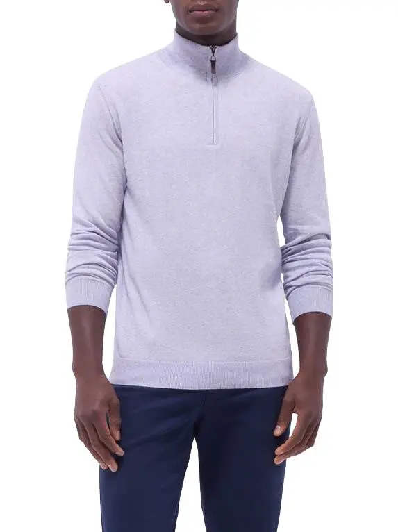 Bugatchi Quarter Zip Pullover - Lilac