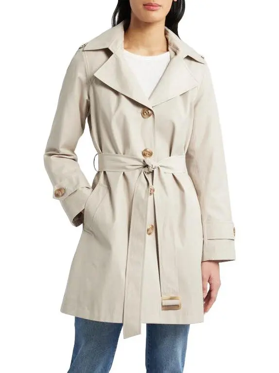 Sam Edelman Short Trench Coat - Birch