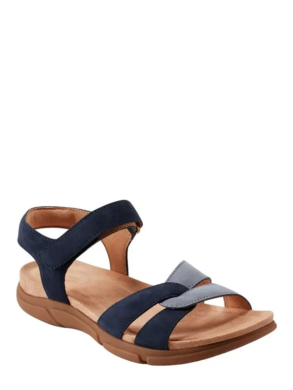 Easy Spirit Marian Ankle Strap Sandals - Dark Blue