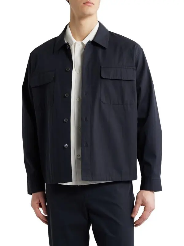 FRAME Double Pocket Overshirt - Dark Navy