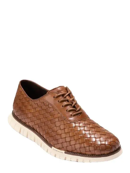 Cole Haan Zerøgrand Remastered Woven Oxford - British Tan / Dark Natural