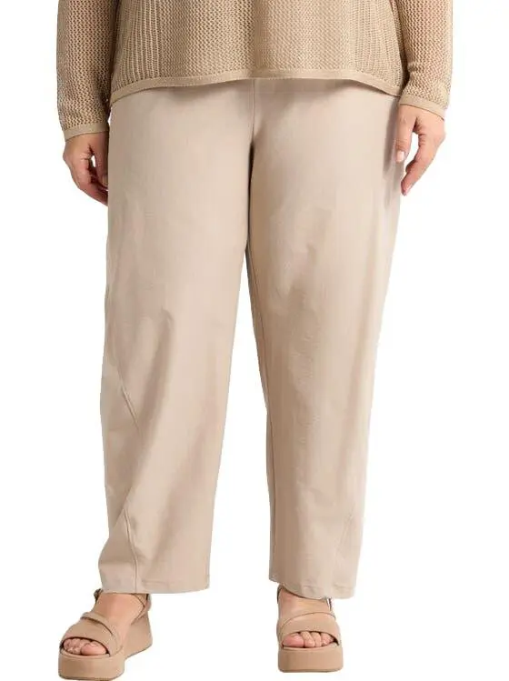 Eileen Fisher Lantern Ankle Pants - Wheat