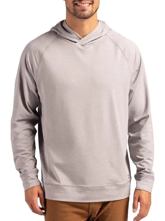 Cutter & Buck Adapt Heather Hooded Pullover - Polished Heather