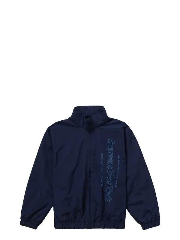 Supreme Side Logo Track Jacket - Navy Blue