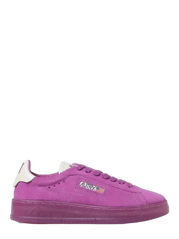 AUTRY Lace-up Suede Sneakers - Beige