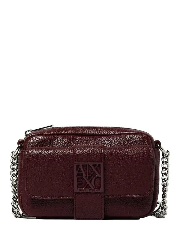 Armani Exchange Crossbody Bag - Burgundy
