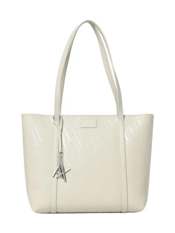 Armani Exchange Monogram Shopper Tote - Sand