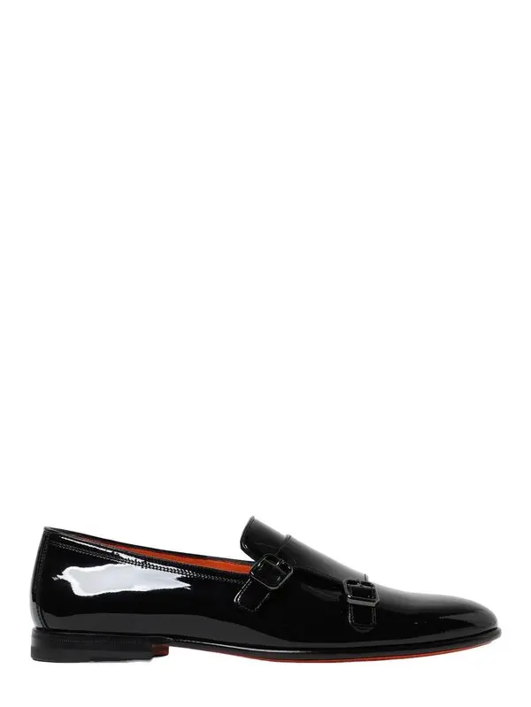 Santoni Brogue Shoes - Black