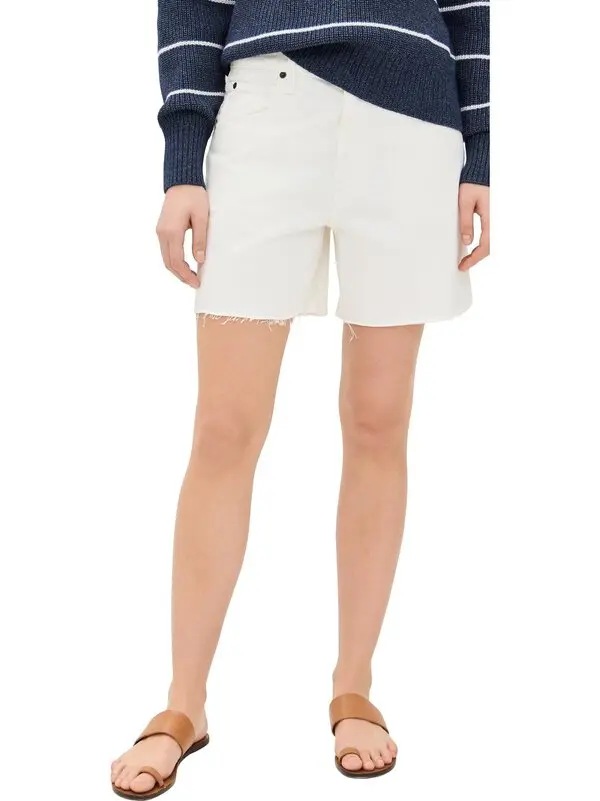 SLVRLAKE Sienna Denim Shorts - White