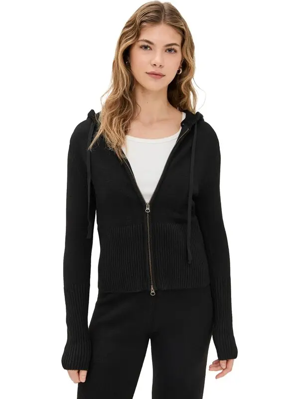 Honeydew Intimates Knit Hoodie - Black