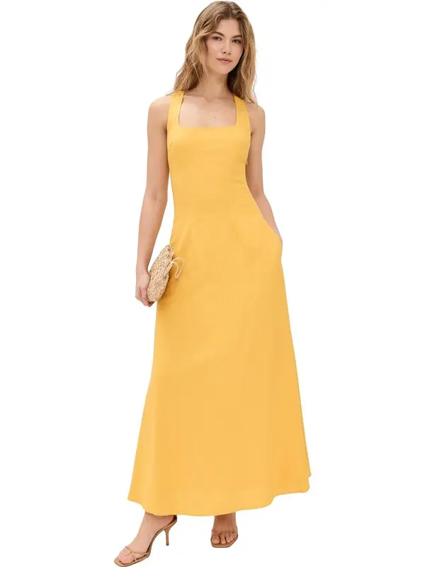 87ORIGINS Faaji Dress - Yellow