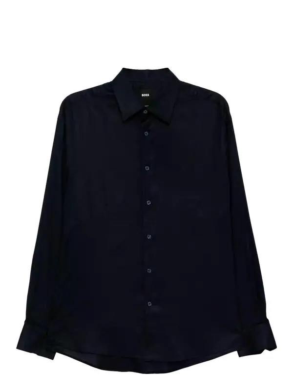 BOSS Long-sleeved Shirt - Blue