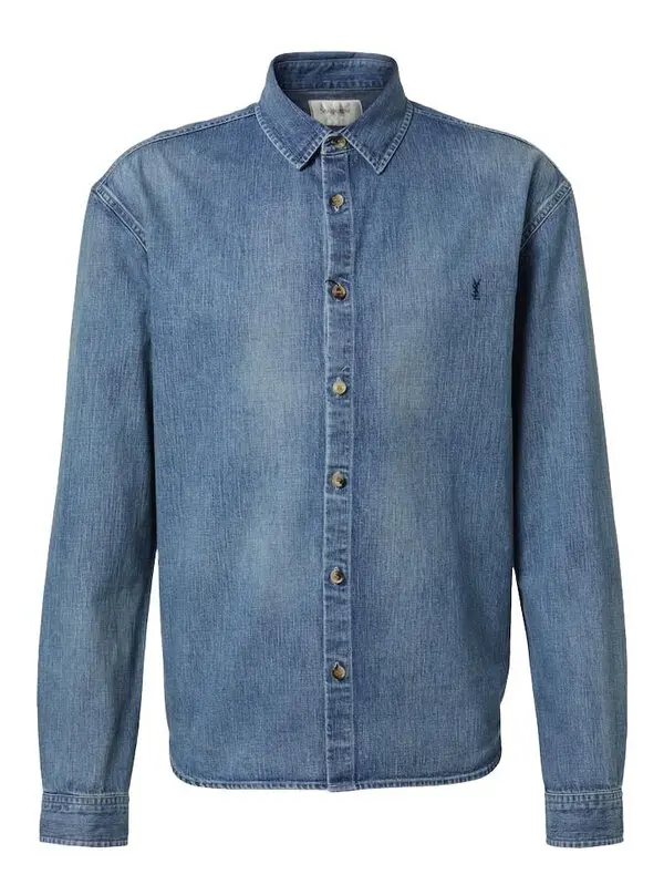 Saint Laurent Denim Shirt - Blue