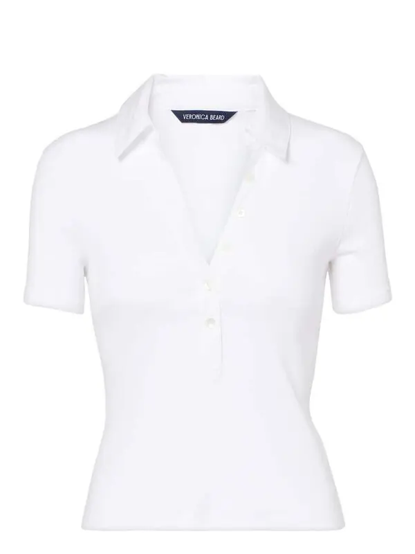 Veronica Beard Kearney Cotton-blend Top - White