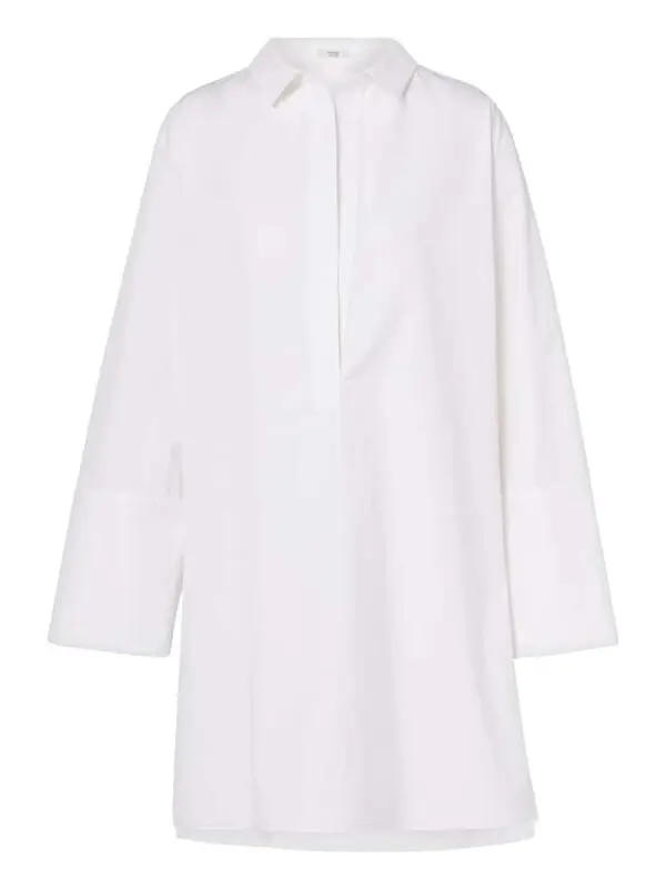 FFORME River Cotton Poplin Tunic - White