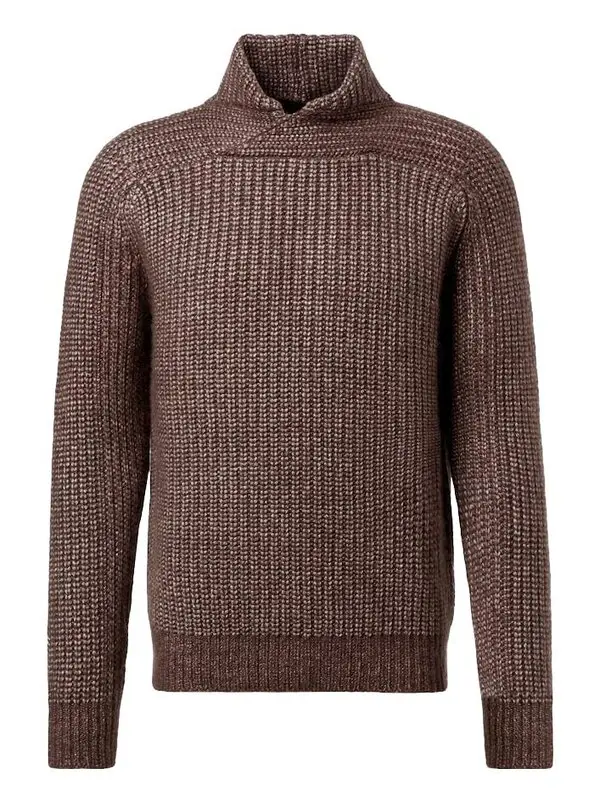 Zegna Cashmere And Silk Sweater - Brown