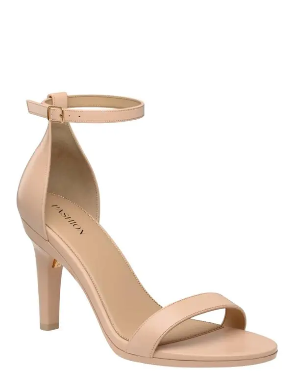 PASHION FOOTWEAR The Pashionista 4" Stiletto Heel - Sand Leather