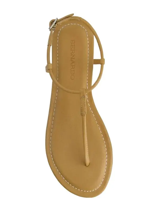 Bernardo Hercu Leather Sandals - Beige