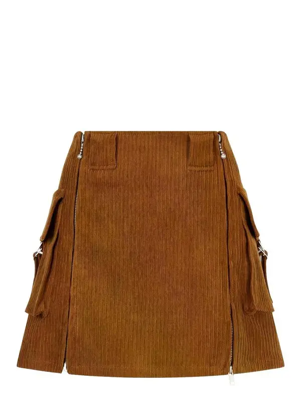 STUDIO TOMBOY Corduroy Mini Skirt - Brown