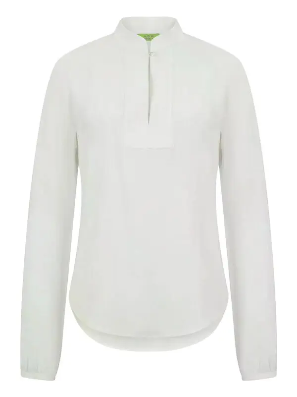 Shanghai Tang Silk Blouse - White