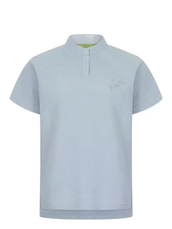 Shanghai Tang Polo Top - Blue