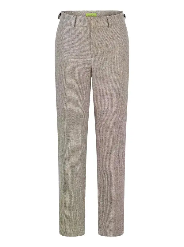 Shanghai Tang Adjustable-waistband Trousers - Brown