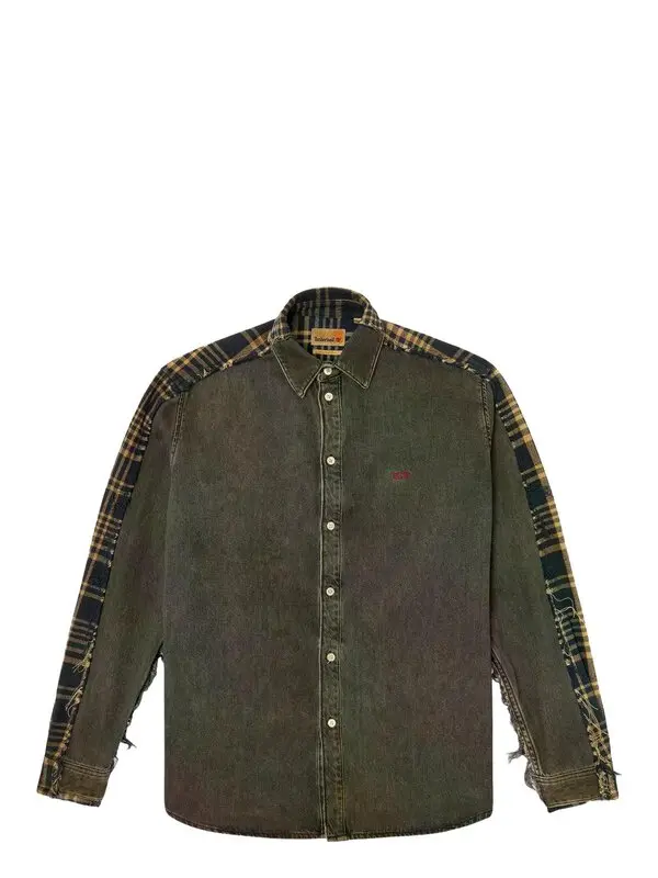 DIESEL X Timberland Checked Shirt - Brown