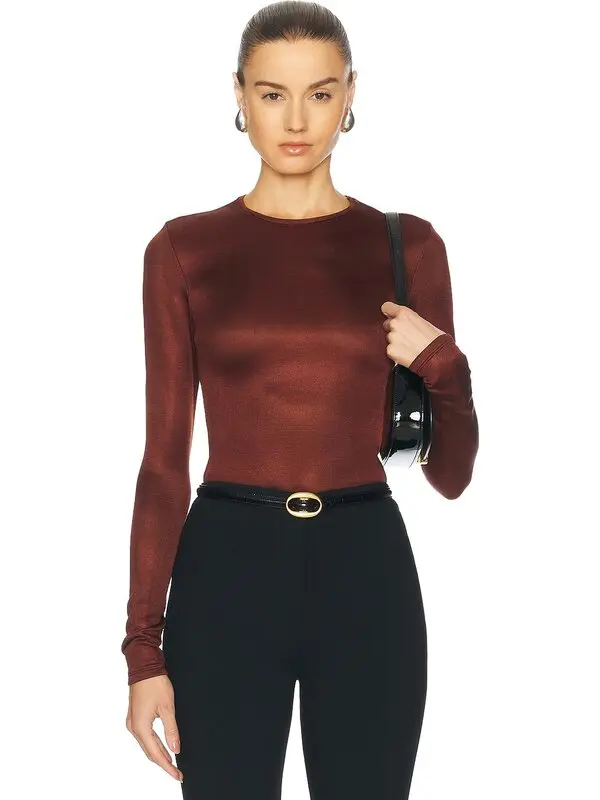 Tove Mayra Top - Burgundy
