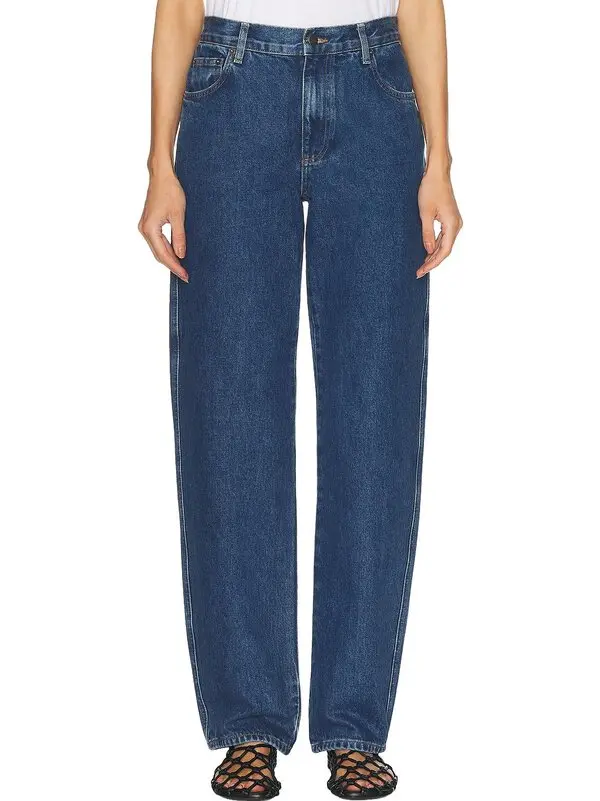 Matteau Relaxed Wide Leg Jeans - Classic Wash
