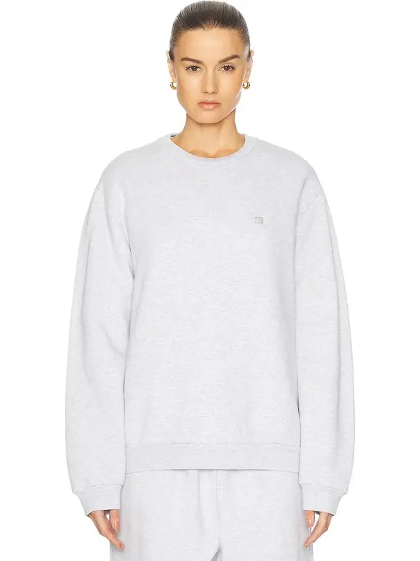 Acne Studios Faihra Crewneck Sweater - Pale Grey Melange