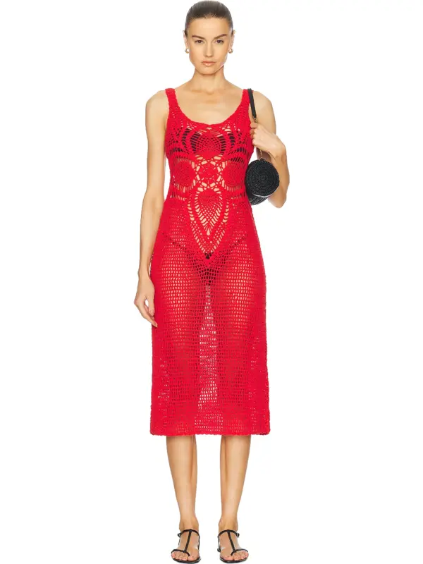 Akoia Swim Floridita Dress - Red