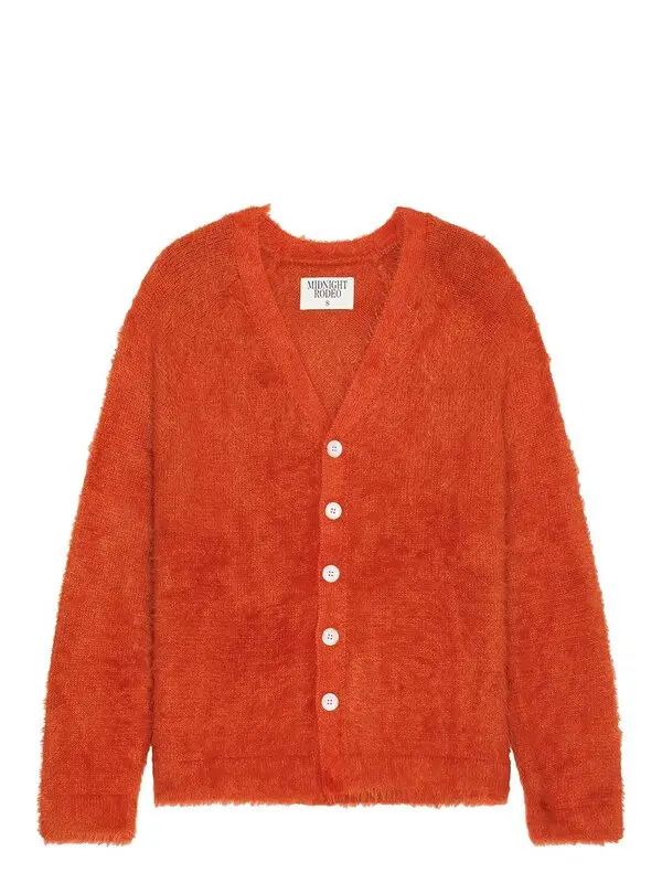 MIDNIGHT RODEO Shaggy Knit Cardigan - Picante