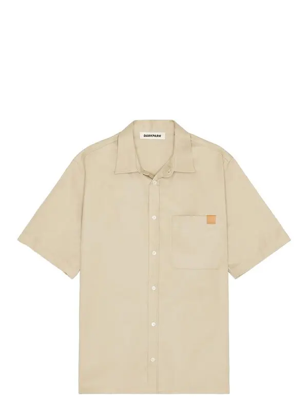 DARKPARK Vale Short Sleeve Shirt - Beige