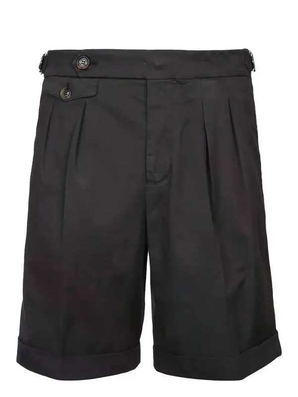 Brunello Cucinelli Dyed Bermuda Shorts - Black