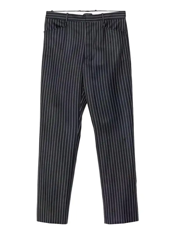 TOM FORD Striped Trousers - Blue