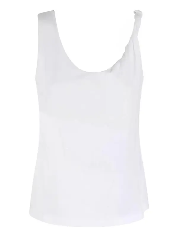 Federica Tosi Jersey Tank Top - White