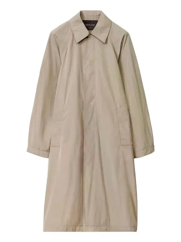 Fabiana Filippi Pointed-collar Trench Coat - Neutrals