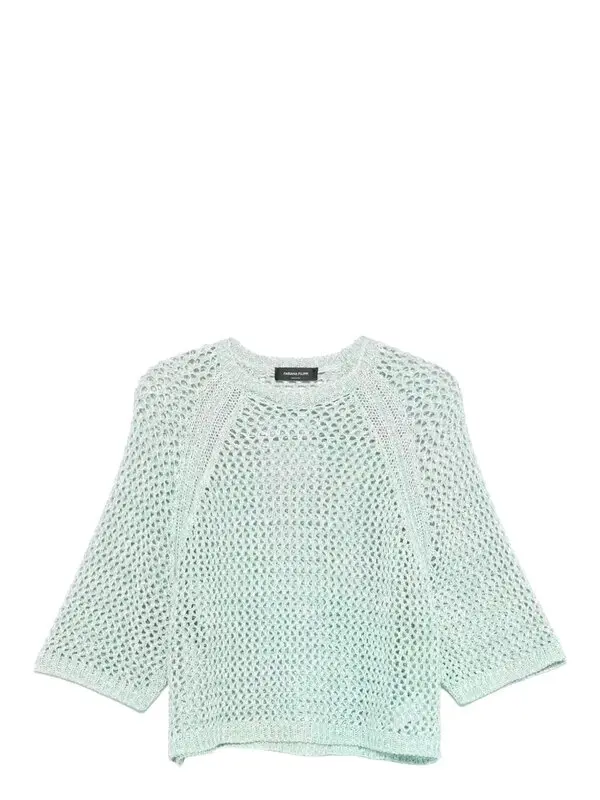 Fabiana Filippi Crochet-knit Sweater - Green