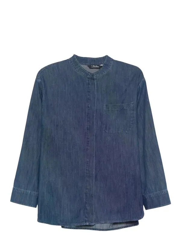 Max Mara Unito Denim Shirt - Blue