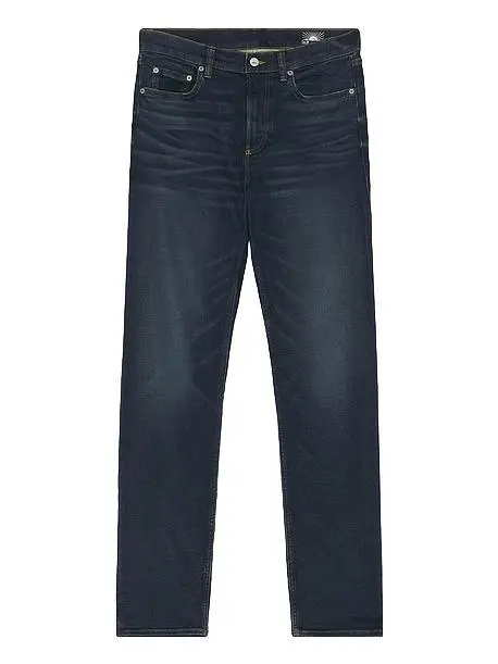 Faherty Brand Stretch Terry Indigo 5 Pocket Jeans - Belmar Coast Wash