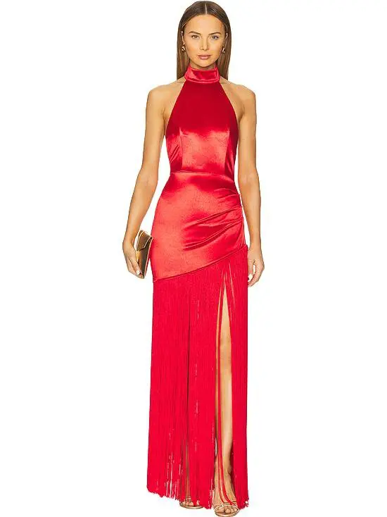 BRONX AND BRONCO Bali Gown - Red