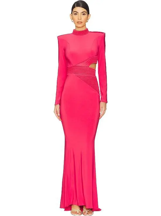 ZHIVAGO Message To Love Gown - Papaya