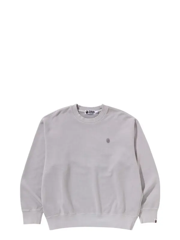 BAPE Crewneck Relaxed Fit Sweatshirt - Grey