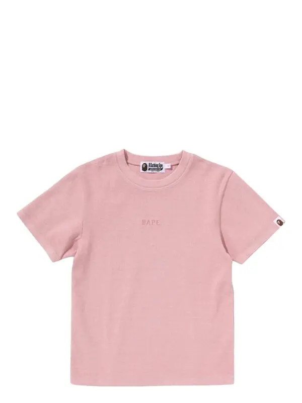 A BATHING APE Pigment Dyed Rib T-shirt - Pink