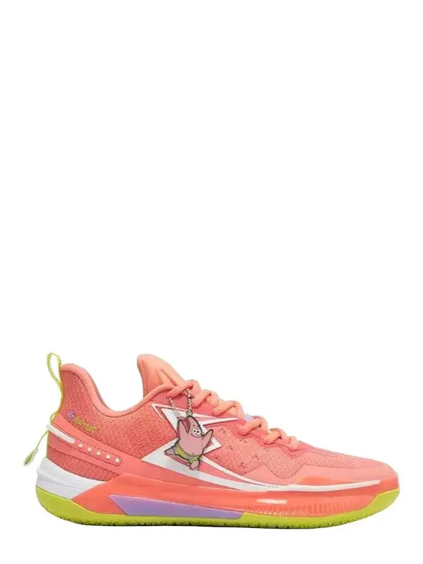 361 DEGREES Big3 5.0 Quick Spongebob Squarepants Patrick Star Sneakers - Peach/white/green