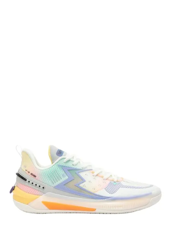 361 DEGREES Big3 5.0 Quick Wind Rises Sneakers - White/lilac/orange
