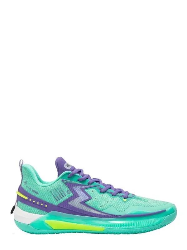 361 DEGREES Big3 5.0 Quick Ignite Sneakers - Aqua/purple/green