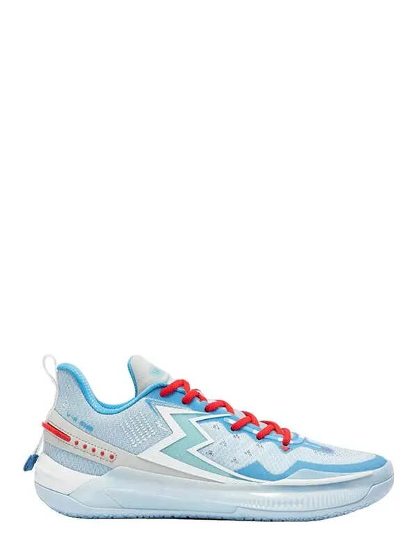 361 DEGREES Big3 5.0 Quick Firefighter Sneakers - Light Blue/white/red
