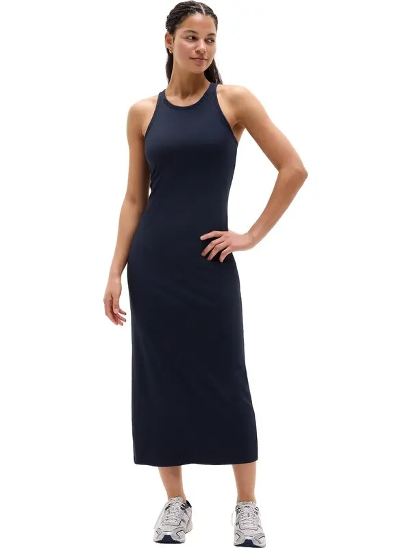 Athleta Signature Rib Maxi Dress - Navy