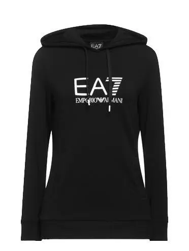 EA7 Cotton-blend Fleece Sweatshirt - Black